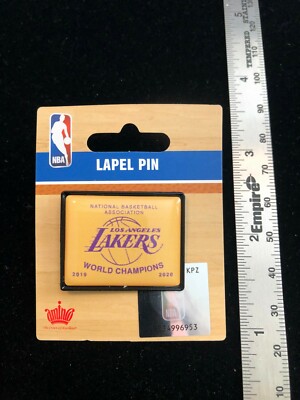 NEW 2020 Los Angeles Lakers NBA World Champions Rafter Banner Pin ...