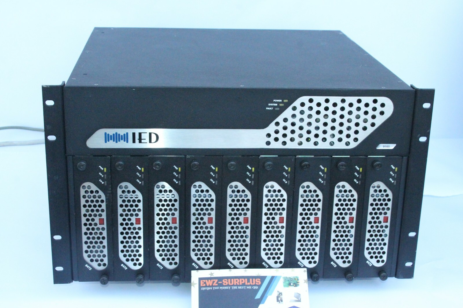 TITAN MODULAR MAINFRAME AMPLIFIER IEDT9160L 9 IEDT6472L DUAL CHANNEL ...