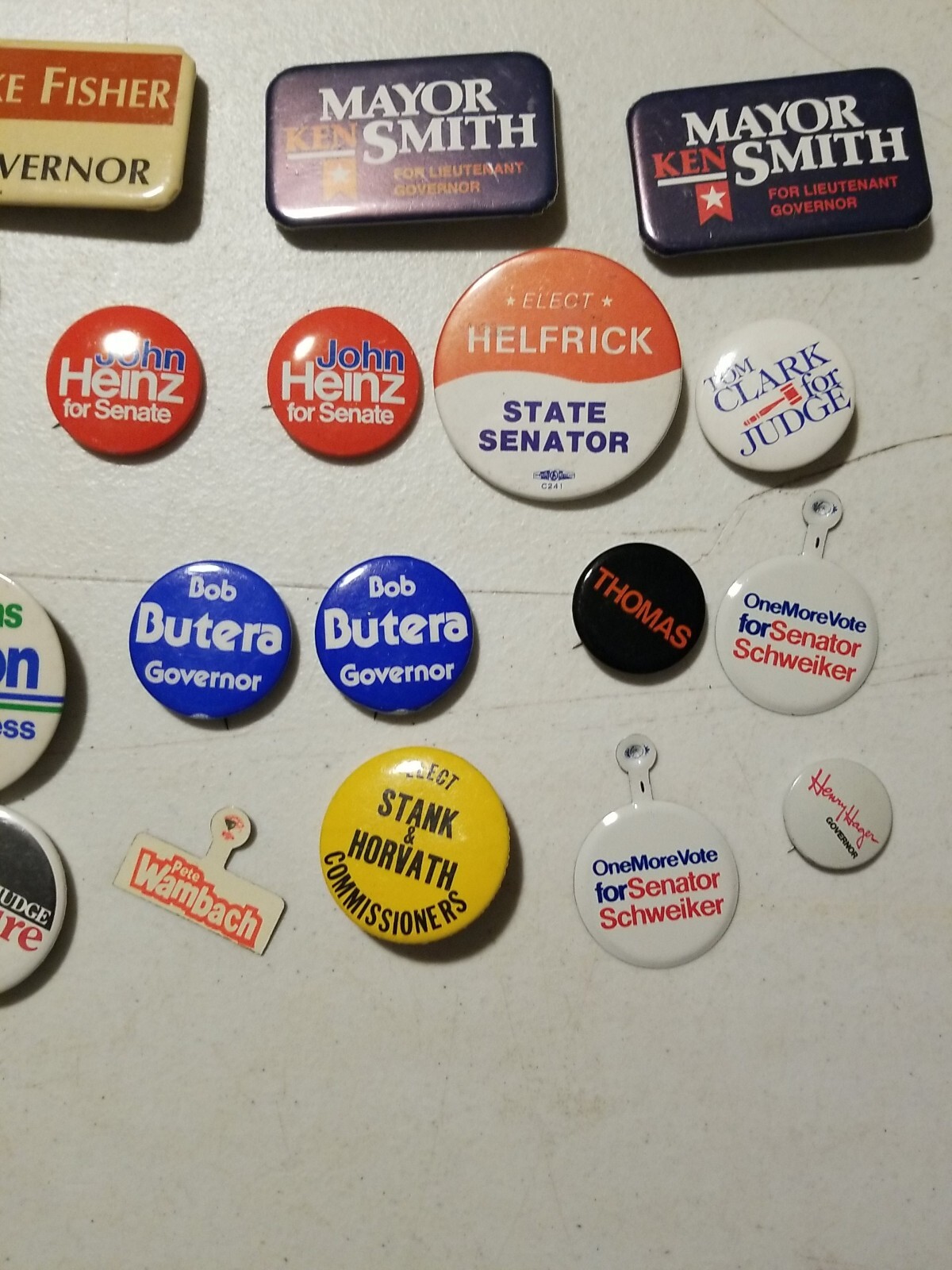 Lot of 20 Vintage Pennsylvania Political Buttons Pins State Local | eBay