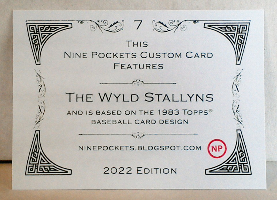 Wyld Stallyns: Custom-Designed Trading Card Bill and Ted Keanu Reeves ...