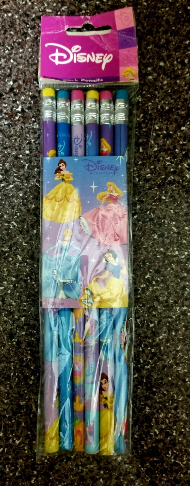 Vintage Disneyland Pencils Made in Japan 6 Pack of Disney Princess ...
