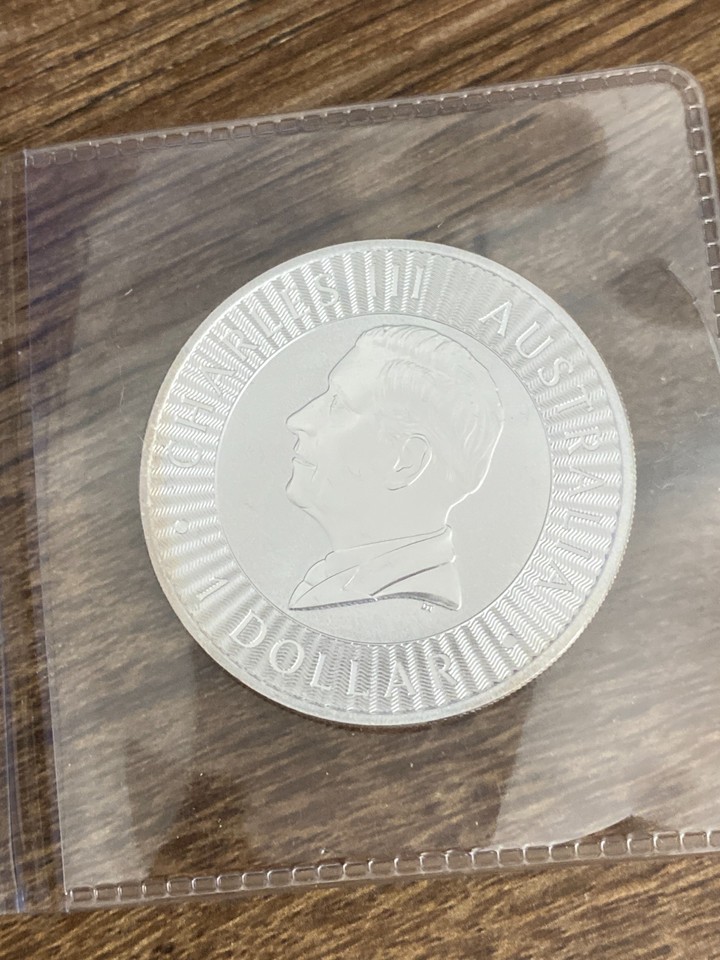 1 OZ 9999 Solid Silver Red Kangaroo 2025 Perth Mint Bullion Investment ...