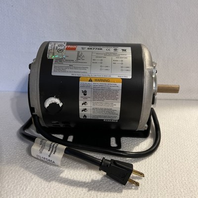 Dayton Electric Motor 1/3 HP Model 6K778K 115Volt | eBay