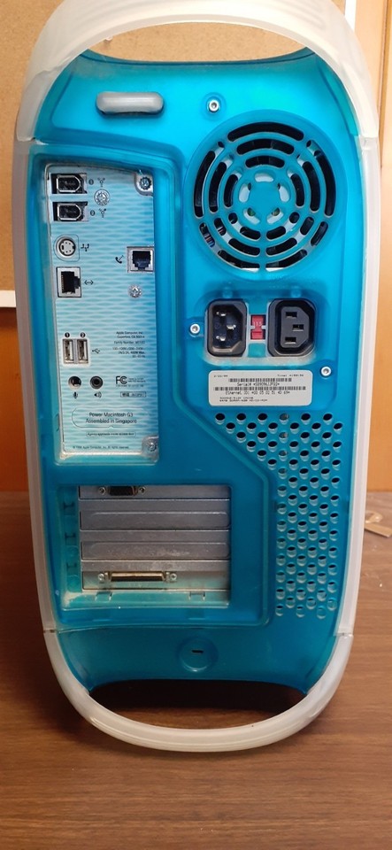 Apple Power Macintosh G3 PowerPC Blue/White 300mhz, Keyboard, Mouse OS ...