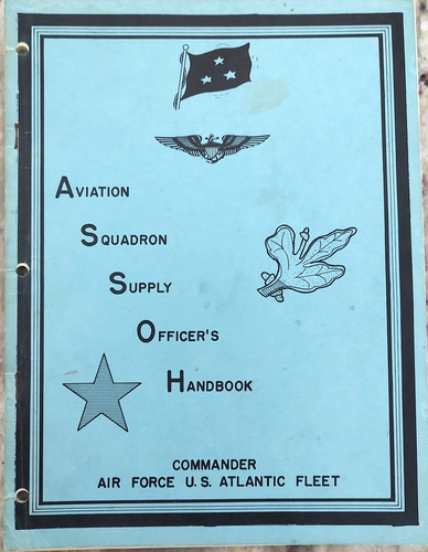 Vintage 1954 Air Force U.S. Atlantic Fleet Navy Handbook Norfolk VA ...