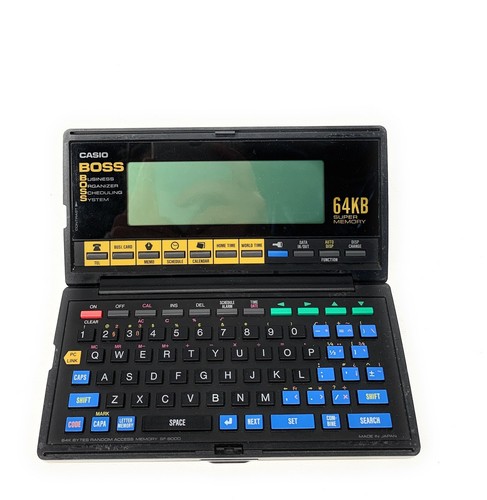 Casio BOSS SF-8000 64KB PDA Business Organizer Scheduling System | eBay