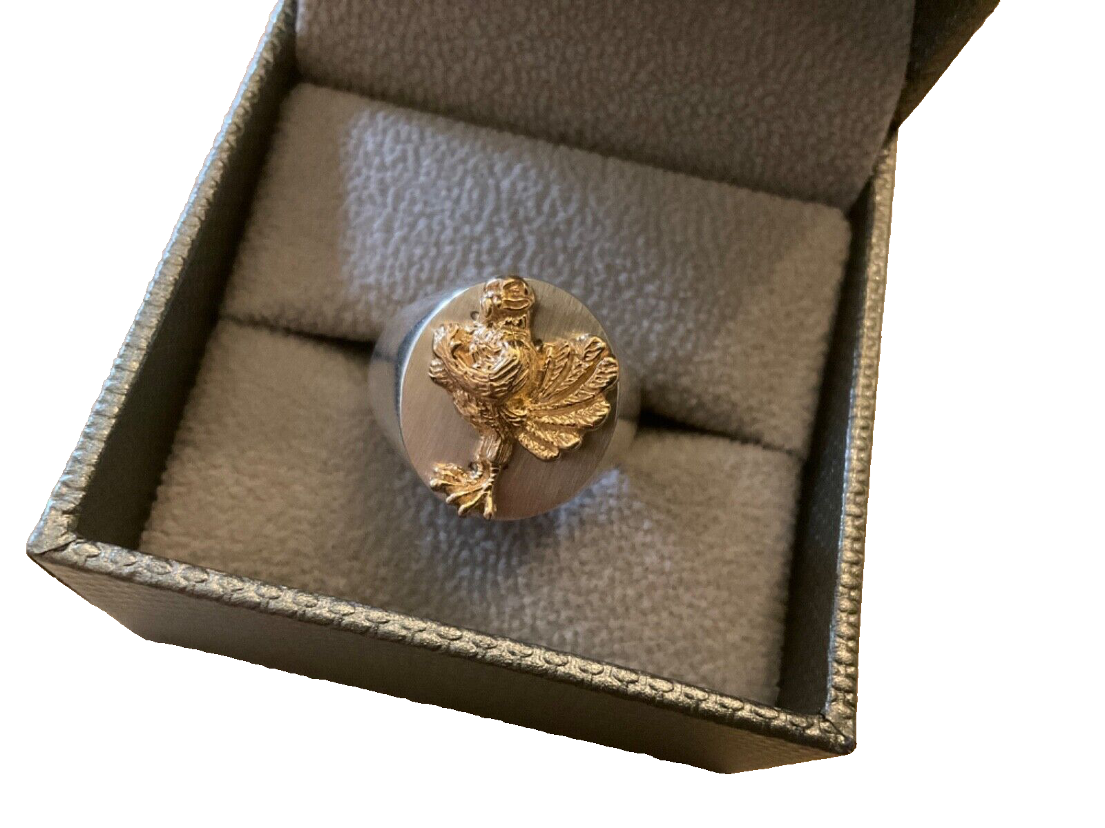 14K Gold VIRGINIA TECH VT HOKIES Sterling Silver Signet Ring 10 | eBay