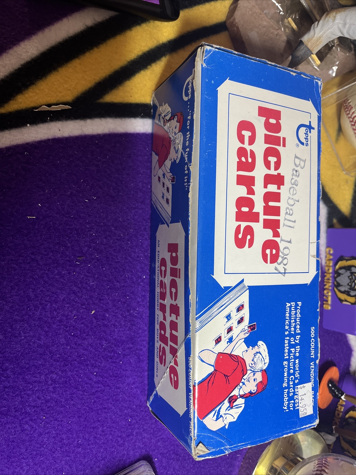 1987 Topps Baseball Vending Box 500 Cards - Mint - See Pictures | eBay