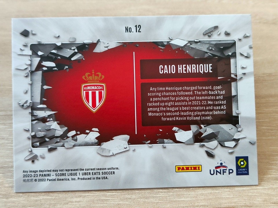 Panini C127 Ligue 1 Score 2022-23 Breakthrough RC Rookie #12 - Caio Henrique | eBay