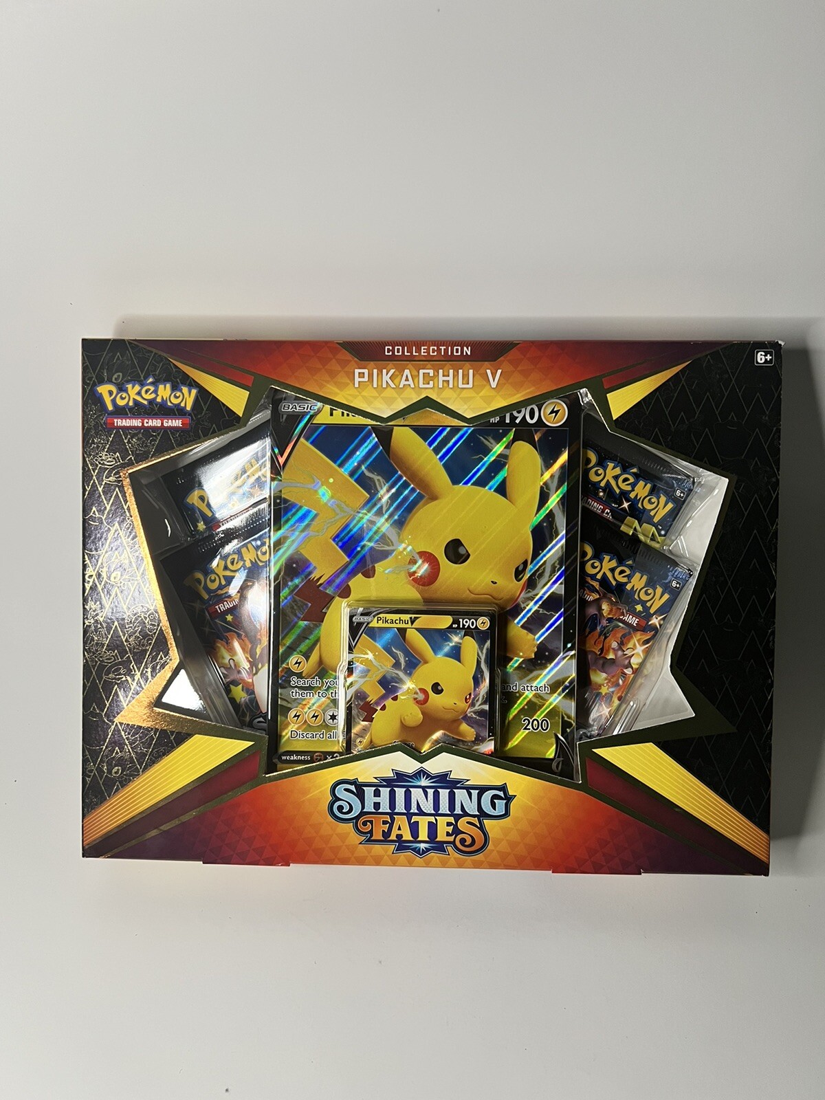 Pokémon TCG: Shining Fates Collection Pikachu V Box Brand New Factory ...