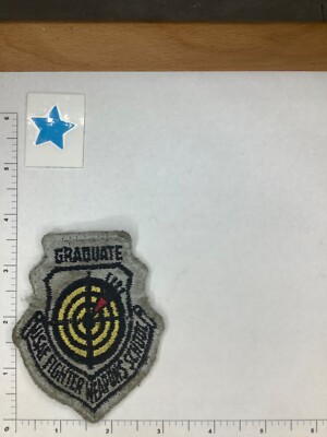 VINTAGE USAF FIGHTER WEAPONS SCHOOL GRADUATE SQUADRON PATCH | eBay