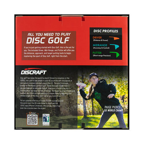 Discraft Disc Golf Starter Pack Box Set - 3 Discs - Driver Midrange ...