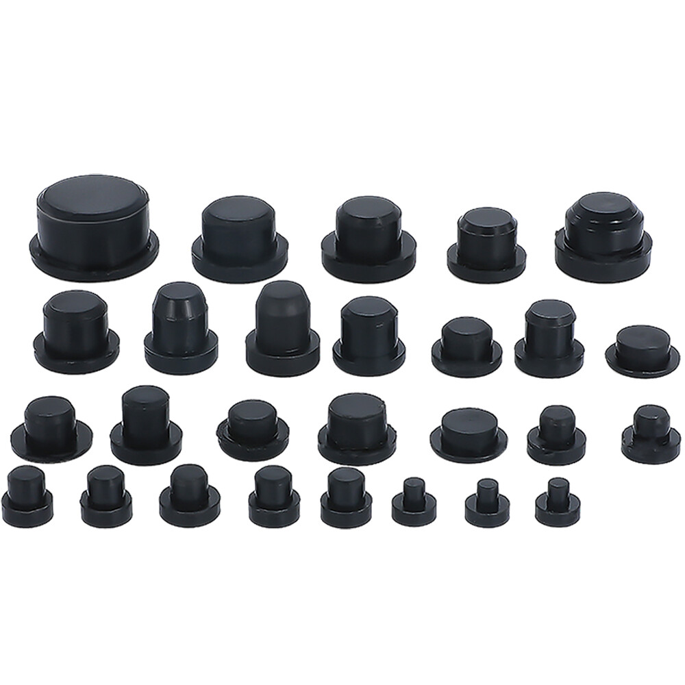 2.7-201.5mm Silicone Rubber Stopper Plug Push In Hi Temp Compression ...