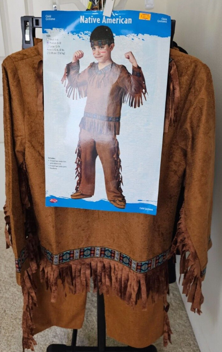 Boys Native American Halloween Costume, Western - Gem