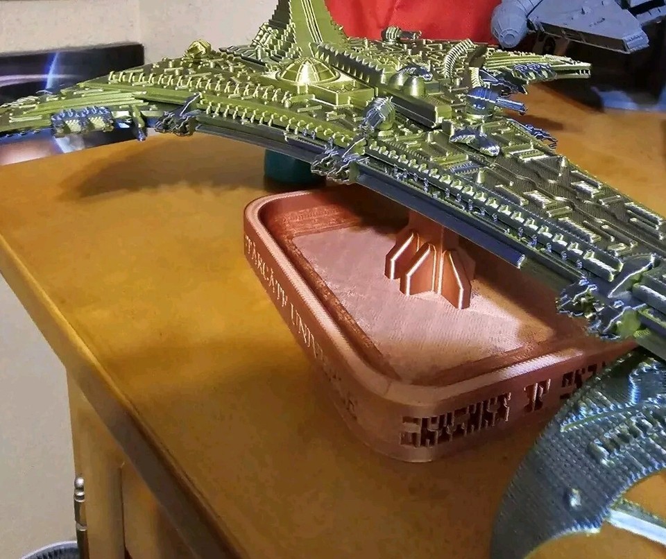 Stargate Universe Destiny Large Model Kit with Base and Seed Ship ~14 ...