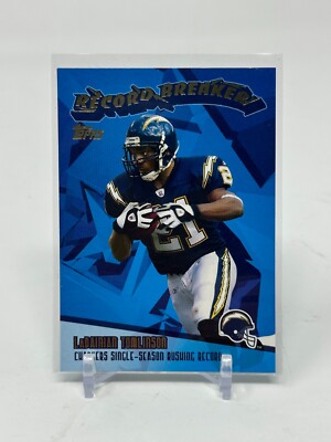 2003 Topps Football LaDainian Tomlinson Record Breakers Card #RB16 | eBay
