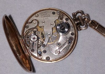 Vintage SADA WATCH CO Antique GP Pocket Watch Swiss 7jewel As Is | eBay