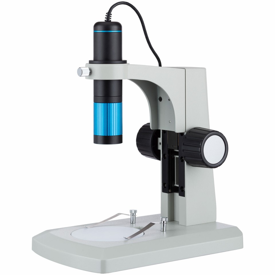 28X-220X 5MP Continuous Parfocal Zoom USB Digital Microscope with Track ...