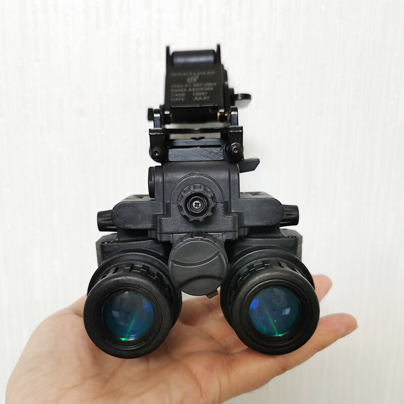 Tactical Airsoft Helmet NVG Mount + Dummy PVS-31 NVG Luminous LED ...