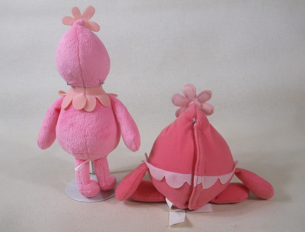 Yo Gabba Gabba lot of 2 TY Foofa beanie baby plush & Silly Heads Foofa ...