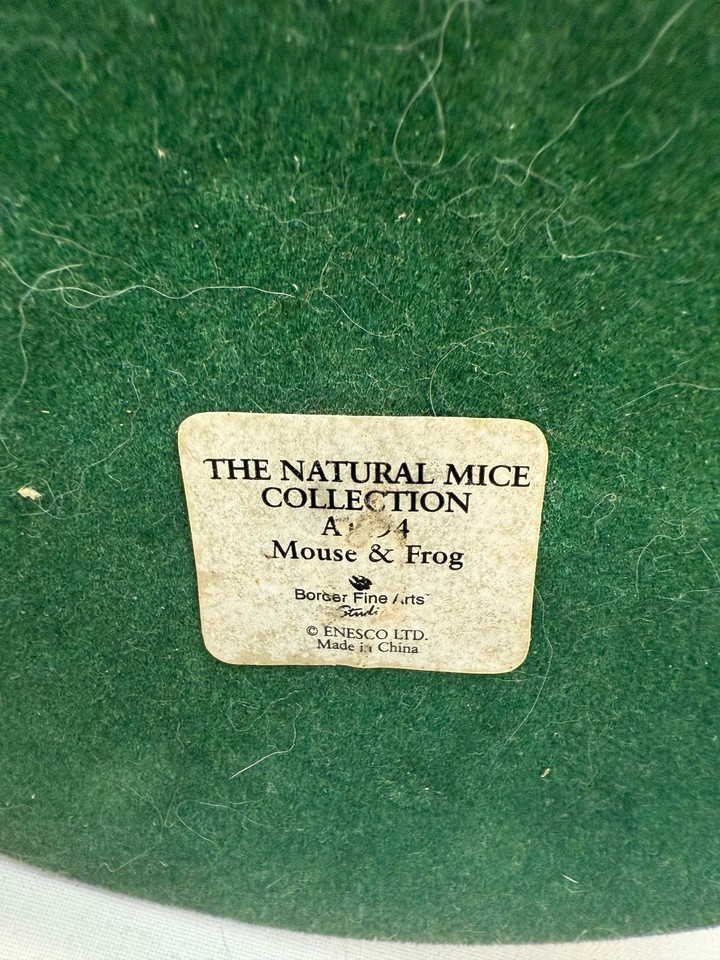 Border Fine Arts The Natural Mice Collection Mouse & Frog Figurine A34 ...