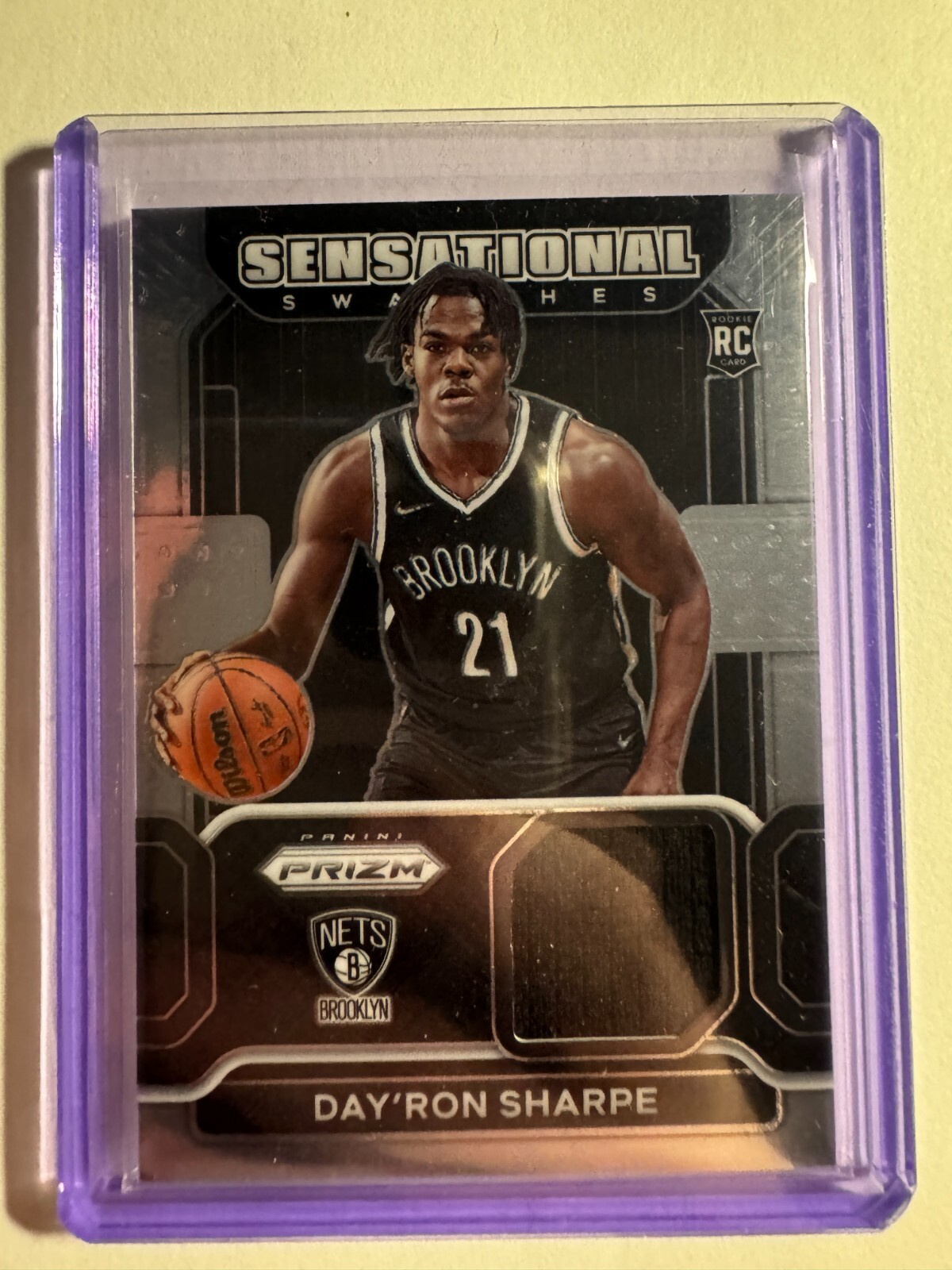 K191,336 - 2021-22 Panini Prizm Sensational Swatches #89 Day'Ron Sharpe ...