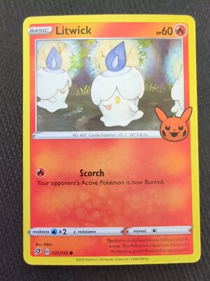 Pokémon TCG Litwick Promo (Trick or Trade Halloween) 31/192 NM | eBay