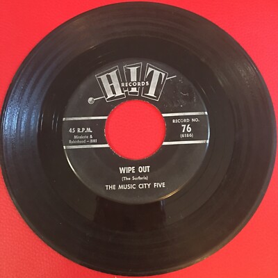 Wipe Out THE MUSIC CITY FIVE , Surf Classic. Judy’s Turn To Cry Katy ...