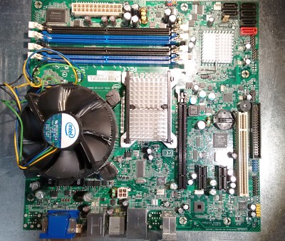 intel DQ35JOE [D82085] +Core2 E6750 +cooler Motherboard | eBay