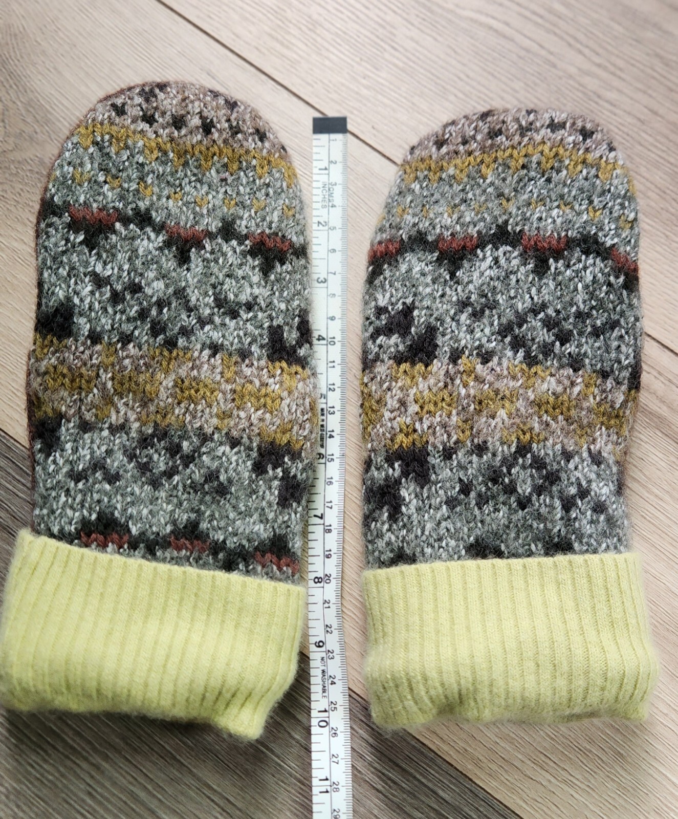 Handmade Mittens Upcycled Sweaters Recycled Wool or a Blend Fleece ...
