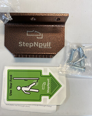 StepNpull Silver Foot Operated Door Opener | eBay
