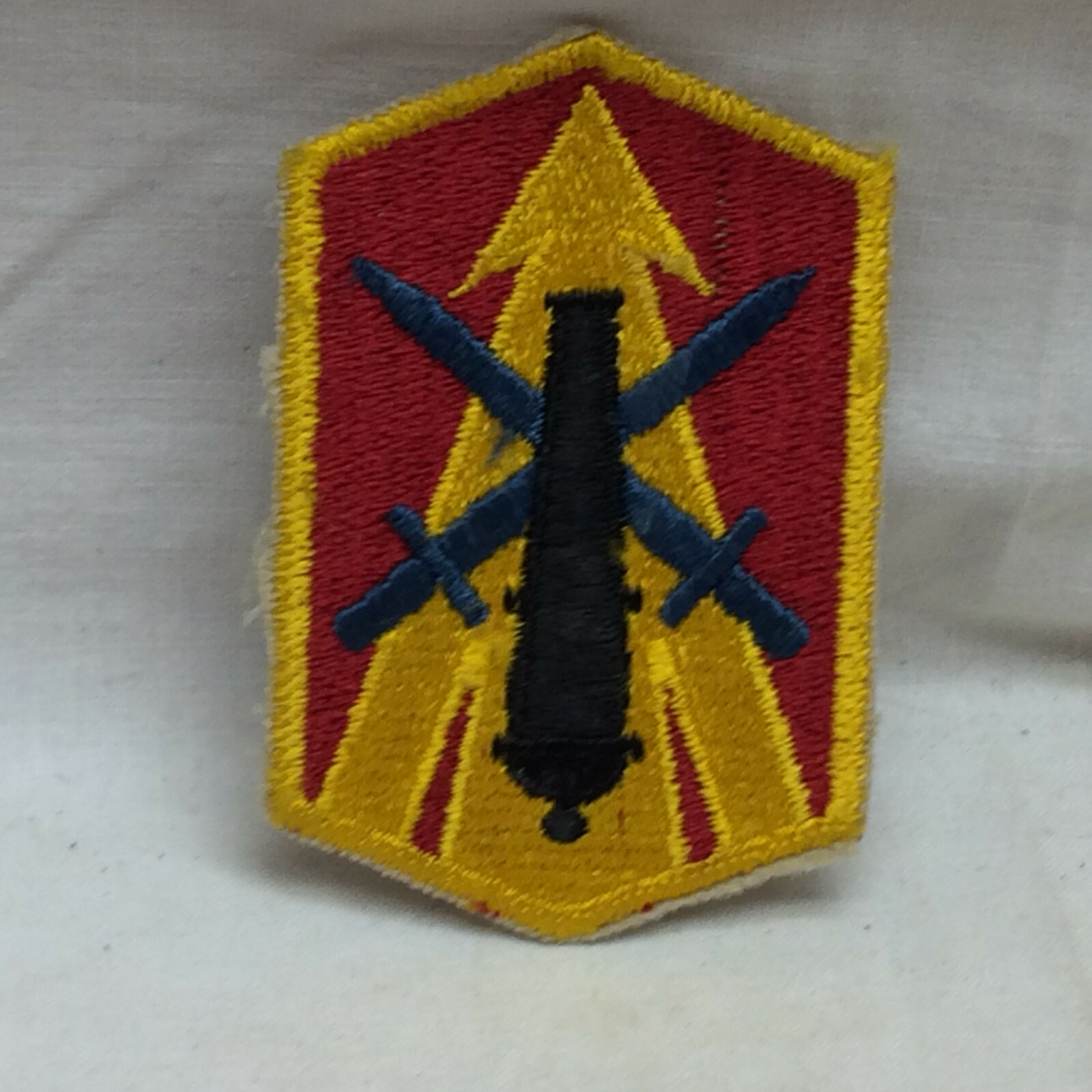 Military Patch 214th Army Fires Brigade Color Border Plastic Back ...