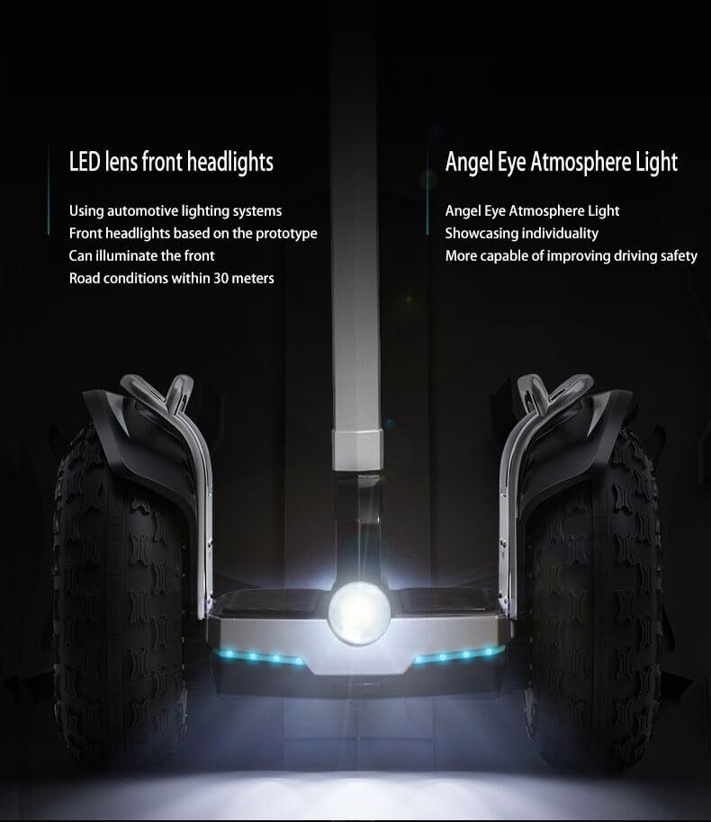 3000W/67.2V 15.6AH Dual Motor 20in Off Road Electric Self Balance ...