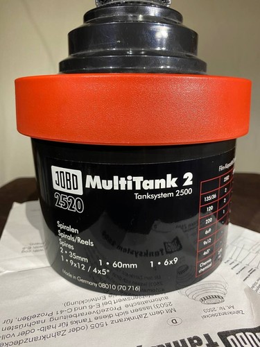 Jobo MultiTank 2 Model 2520 Expert Drum with 1 NEW 35mm/120 film spiral ...