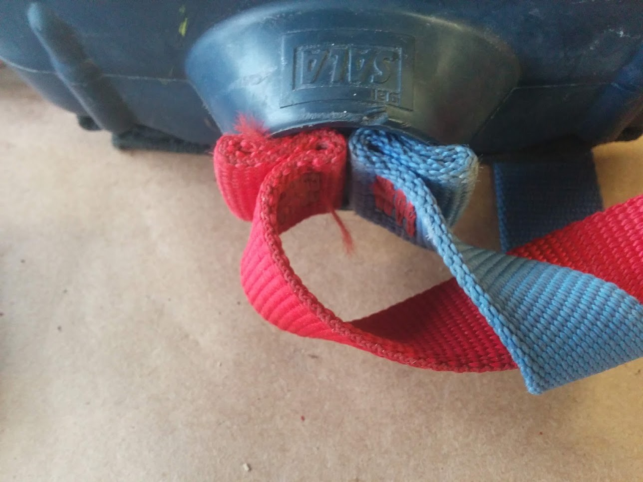 DBI-SALA Talon Red/Blue Twin Leg Retractable w/ Rebar Hooks - 6 ft ...