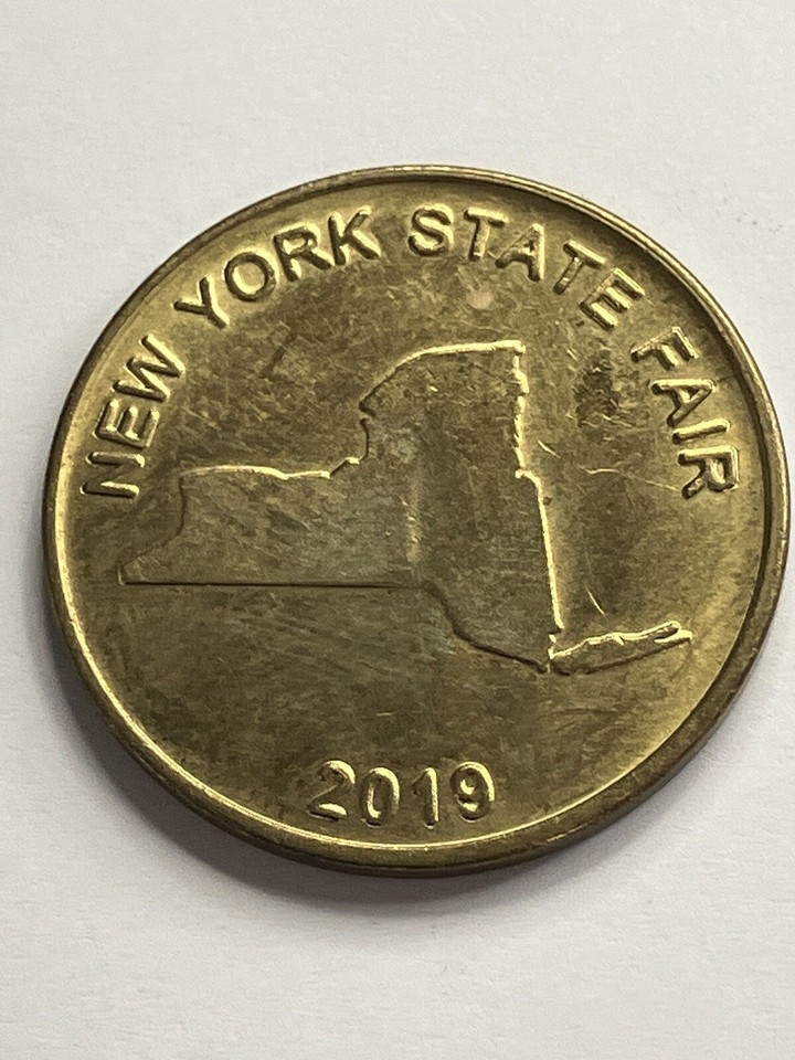 Rare 2019 New York State Fair Token Good For 1 Glass of Milk #ss1 | eBay