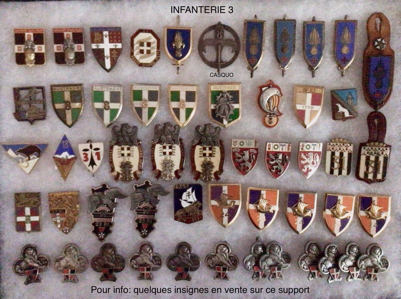 FRANCE 2°GM - INFANTERIE 1939 - Insigne 18° Régiment d’Infanterie | eBay