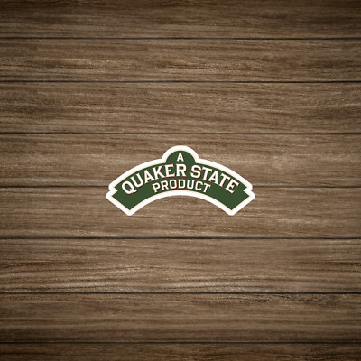 Vintage Quaker State Motor Oil Advertising Decal Sticker Retro Gas ...