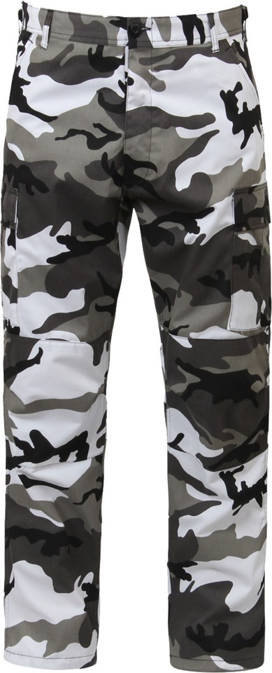 Tactical BDU Pants Camo Cargo Uniform 6 Pocket Camouflage Military Army ...