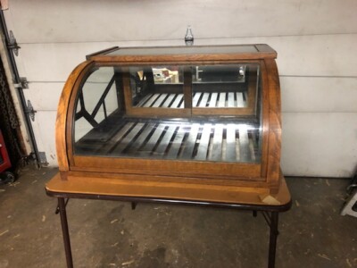 ANTIQUE COUNTERTOP PIE DISPLAY SHOWCASE CABINET | eBay