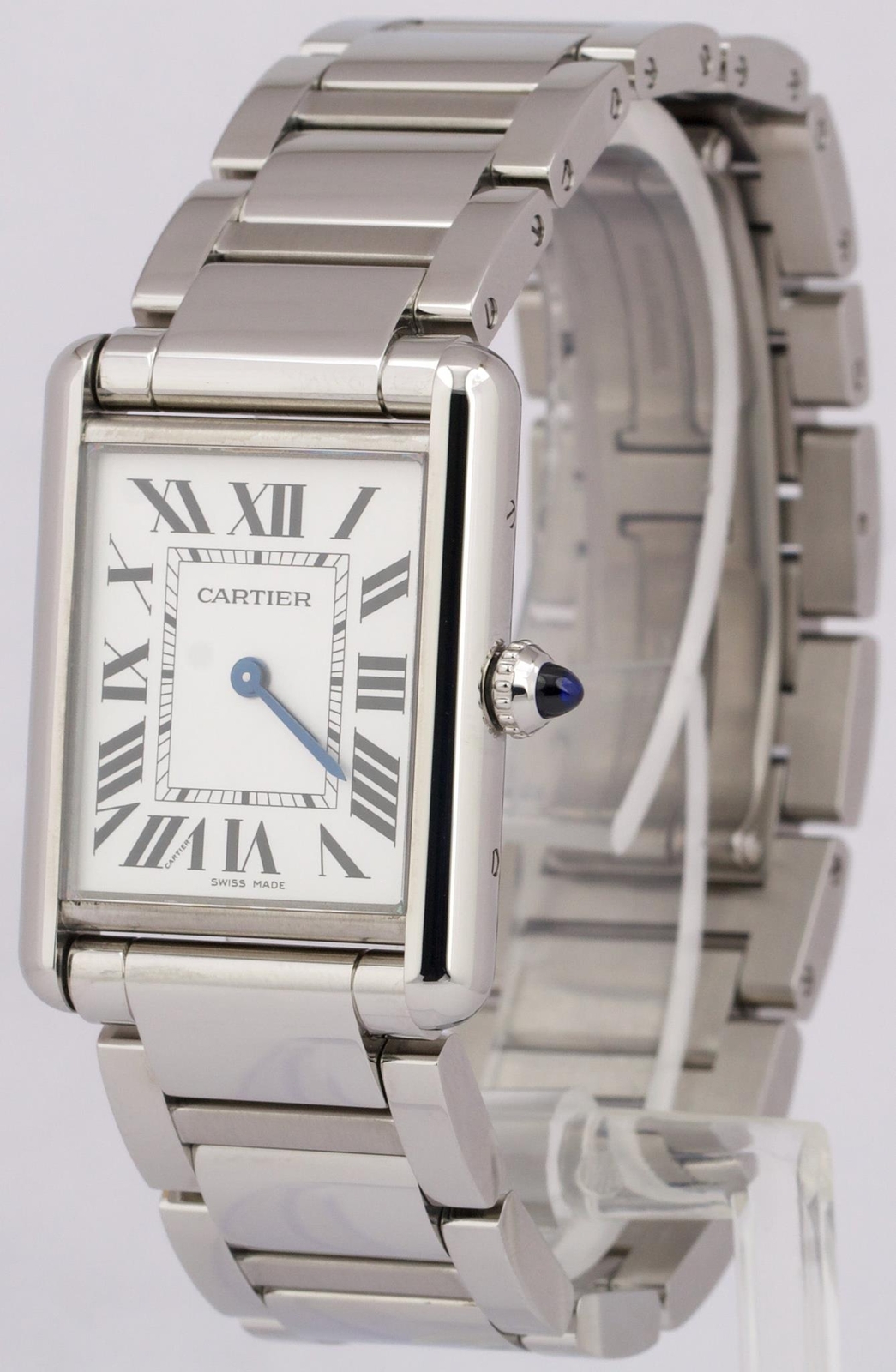 MINT 2024 PAPERS Cartier Tank Must 25mm Stainless Steel WSTA0052 Quartz ...