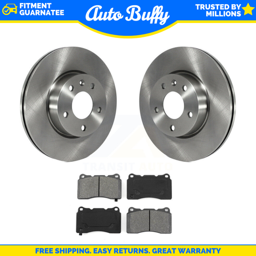 Brake Rotor & Semi-Metallic Pad Front Kit For Cadillac ATS Without ...