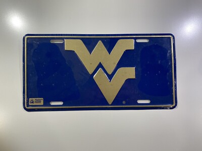 WEST VIRGINIA CAR TRUCK TAG LICENSE PLATE WV MOUNTAINEERS METAL SIGN ...
