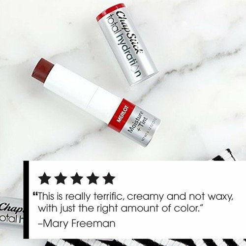 ChapStick Total Hydration (Merlot Tint, 1 Blister Pack of 1 Stick) | eBay