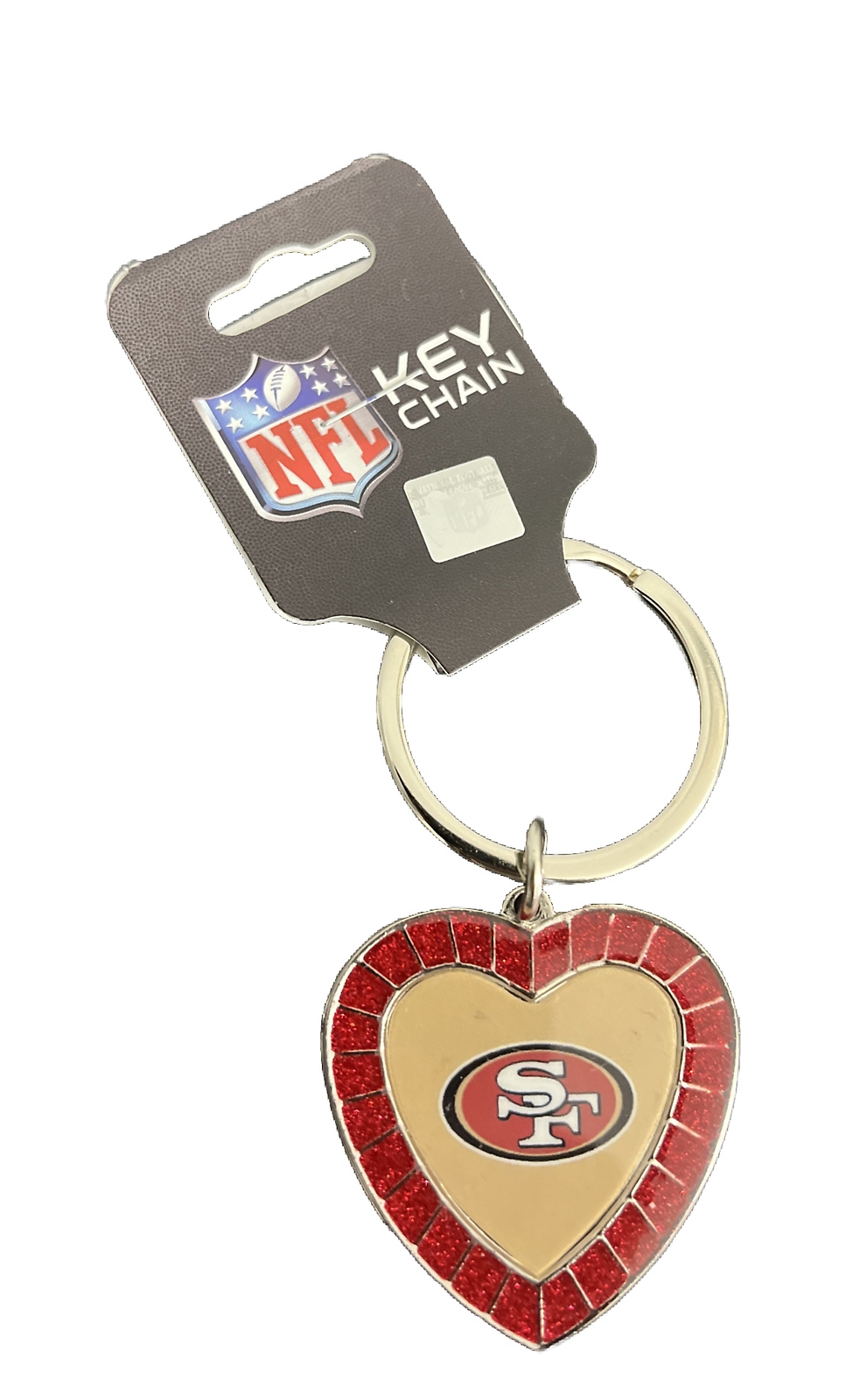 Heart Shaped Keychain San Francisco 49ers | eBay