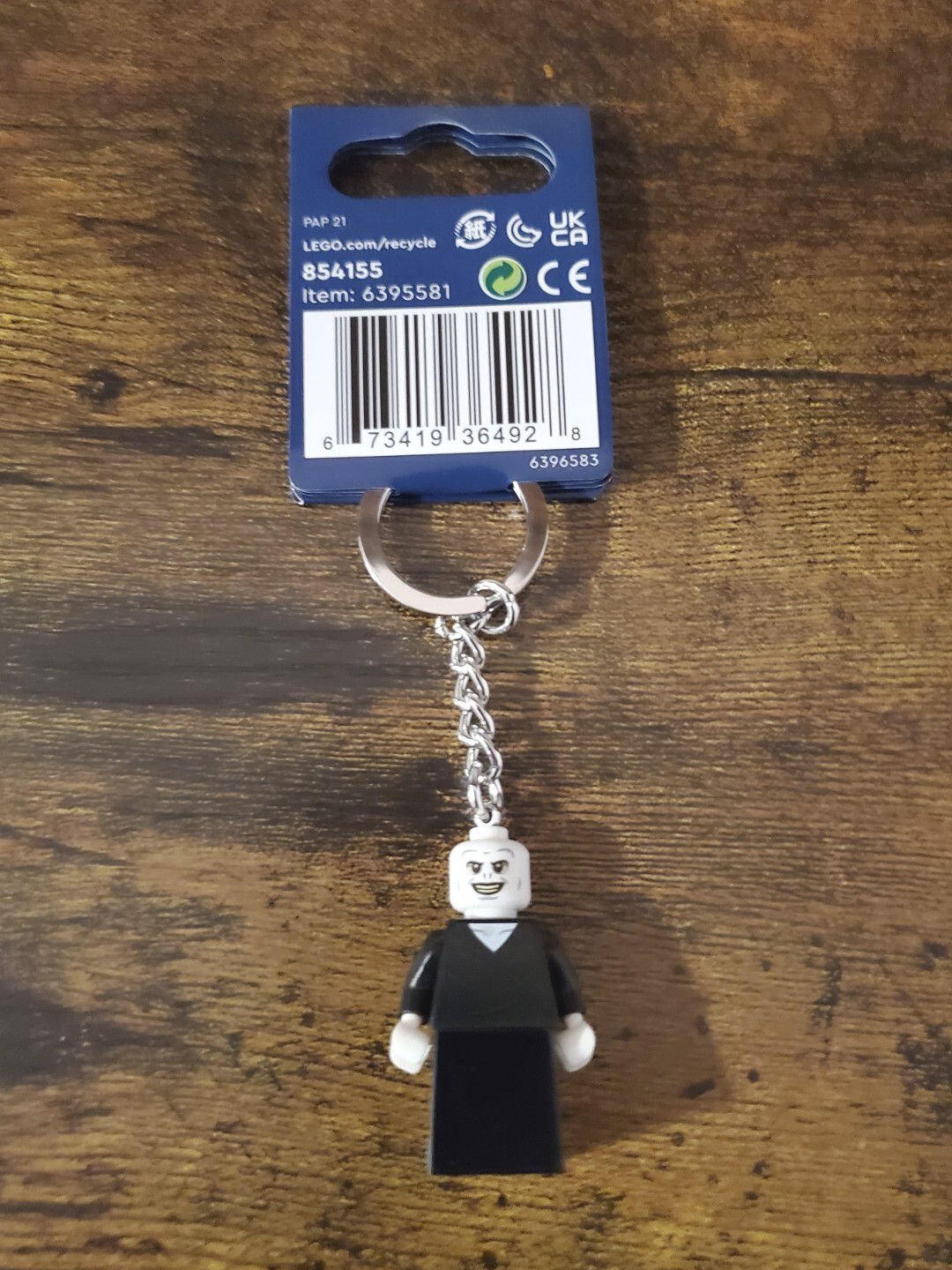 VOLDEMORT Harry Potter Minifigure LEGO Key chain Key ring 854155 New ...