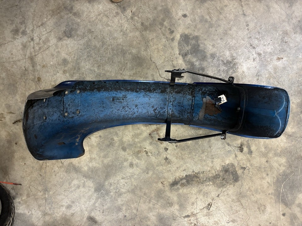 Harley Davidson Panhead Hinged Fender With Struts + Brake Light | eBay