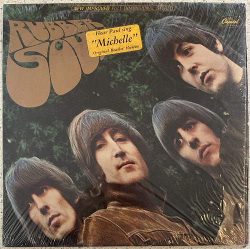 The Beatles Rubber Soul - Vinyl LP 1980 Capitol Records Reissue SW-2442 ...