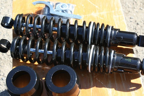 CB550 CB750 GS Eye to clevis 13" Shocks 13.4 inch Shock absorbers Black ...