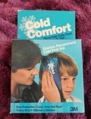 Vtg 3M Cold Comfort Reusable Cold Pack For Pain Relief Protective Cover ...